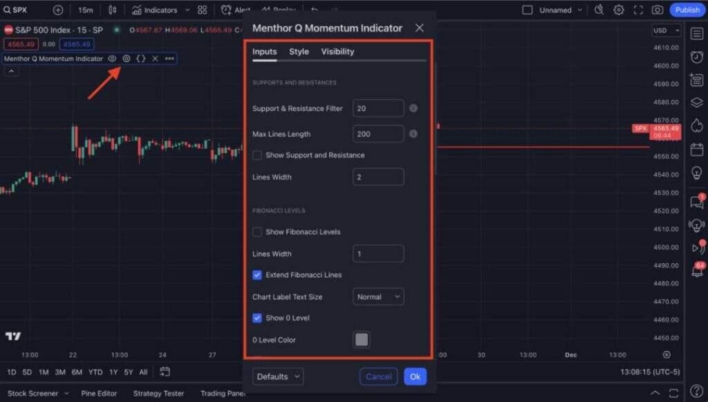 Menthor Q Momentum Indicator Guide - MenthorQ