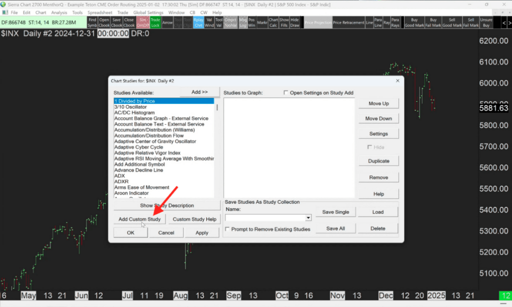 Sierra Chart Integration - Menthor Q
