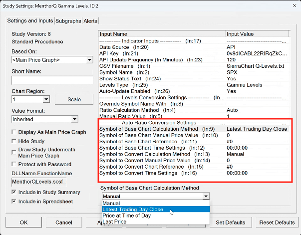Sierra Chart Integration Guide - MenthorQ