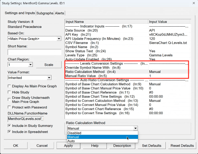 Sierra Chart Integration Guide - MenthorQ