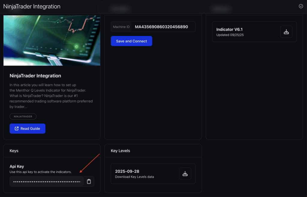 NinjaTrader Integration - Menthor Q