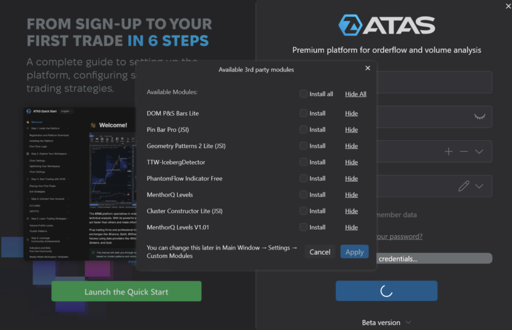 ATAS Integration Guide - MenthorQ