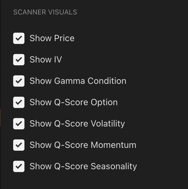 TradingView Scanner Guide - MenthorQ